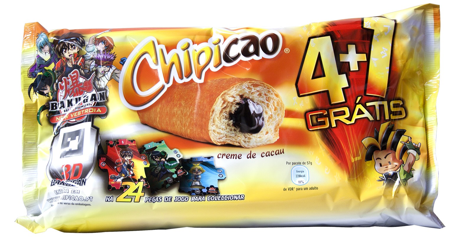 BRIOCHE CHIPICAO 4X57G